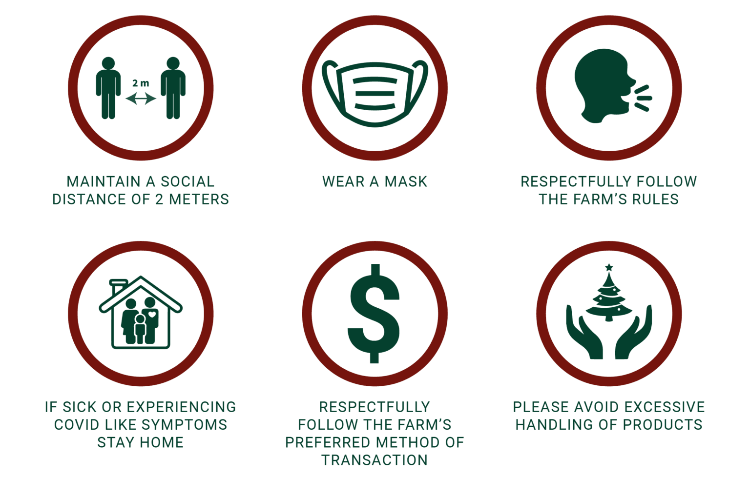 COVID-19 SAFETY PRECAUTIONS | Elliott Tree Farm